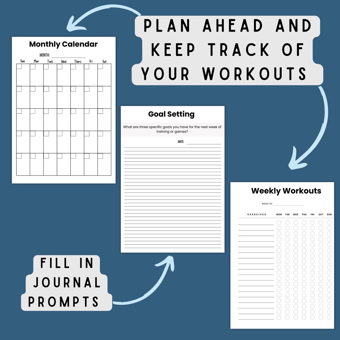 Editable Basketball Journal for Athletes, Basketball Team Journal ...