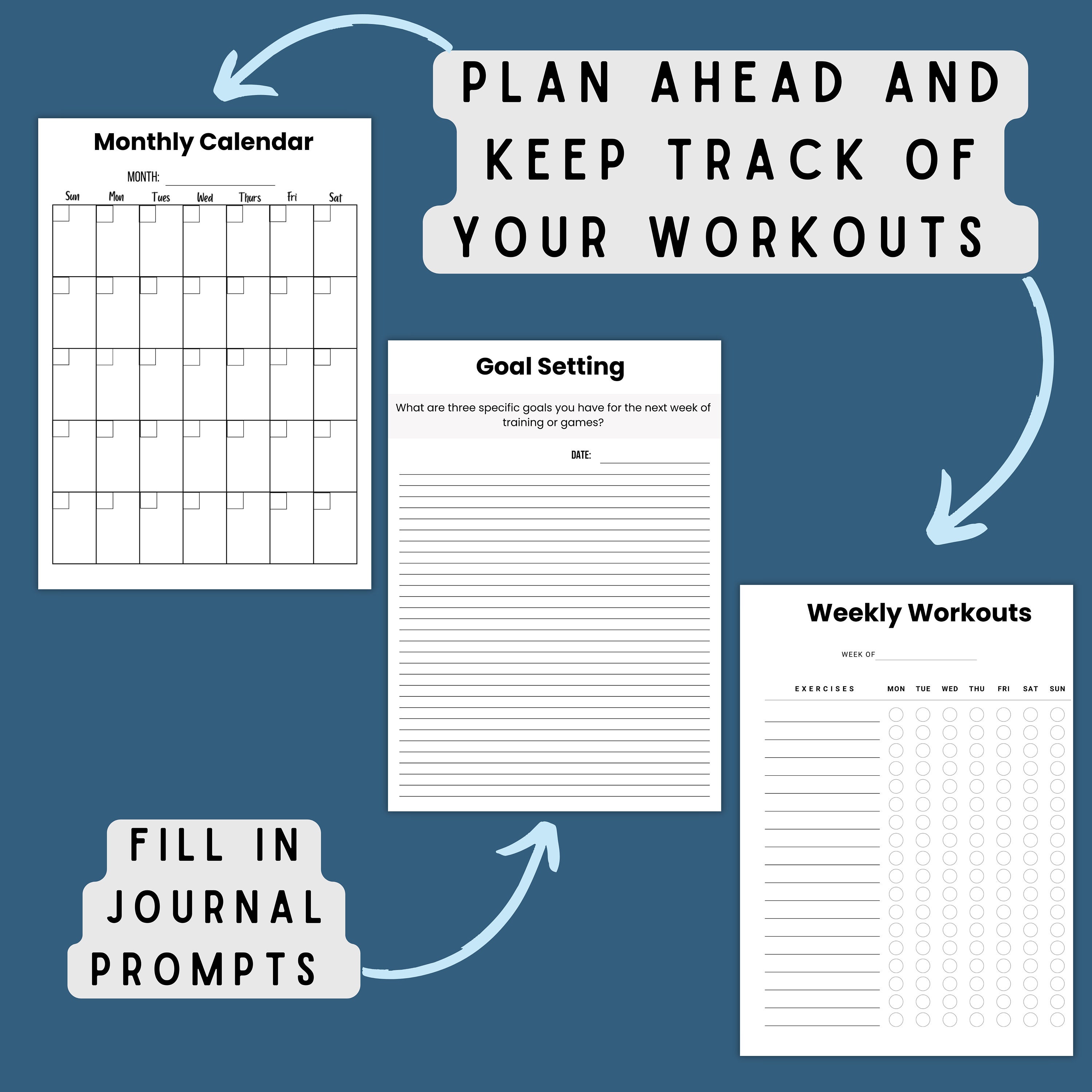 Editable Basketball Journal for Athletes, Basketball Team Journal ...