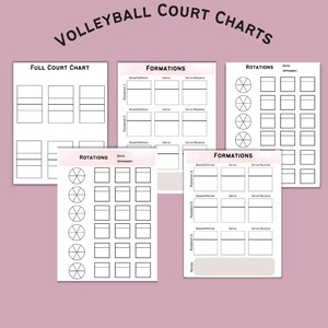 Volleyball Planner, Volleyball Coach Planner, Binder, Game Day ...