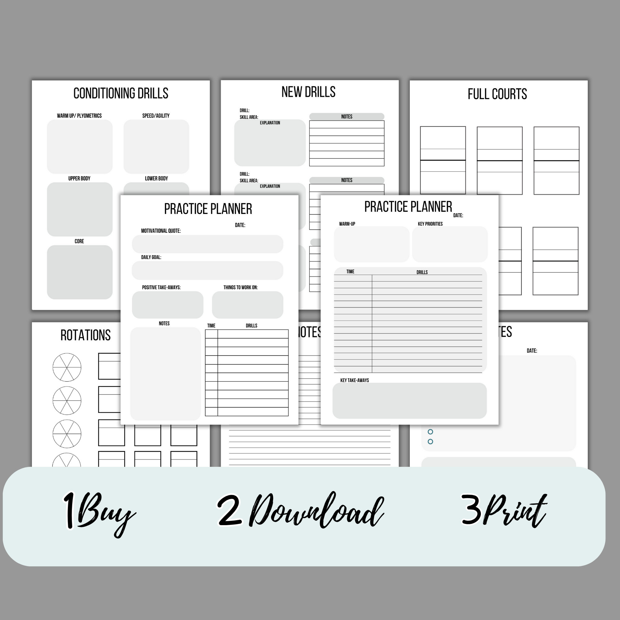Volleyball Practice Plan, Volleyball Practice Templates, Volleyball ...