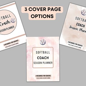 Softball Coach Planner, Softball Season Planner, Printable Planner ...