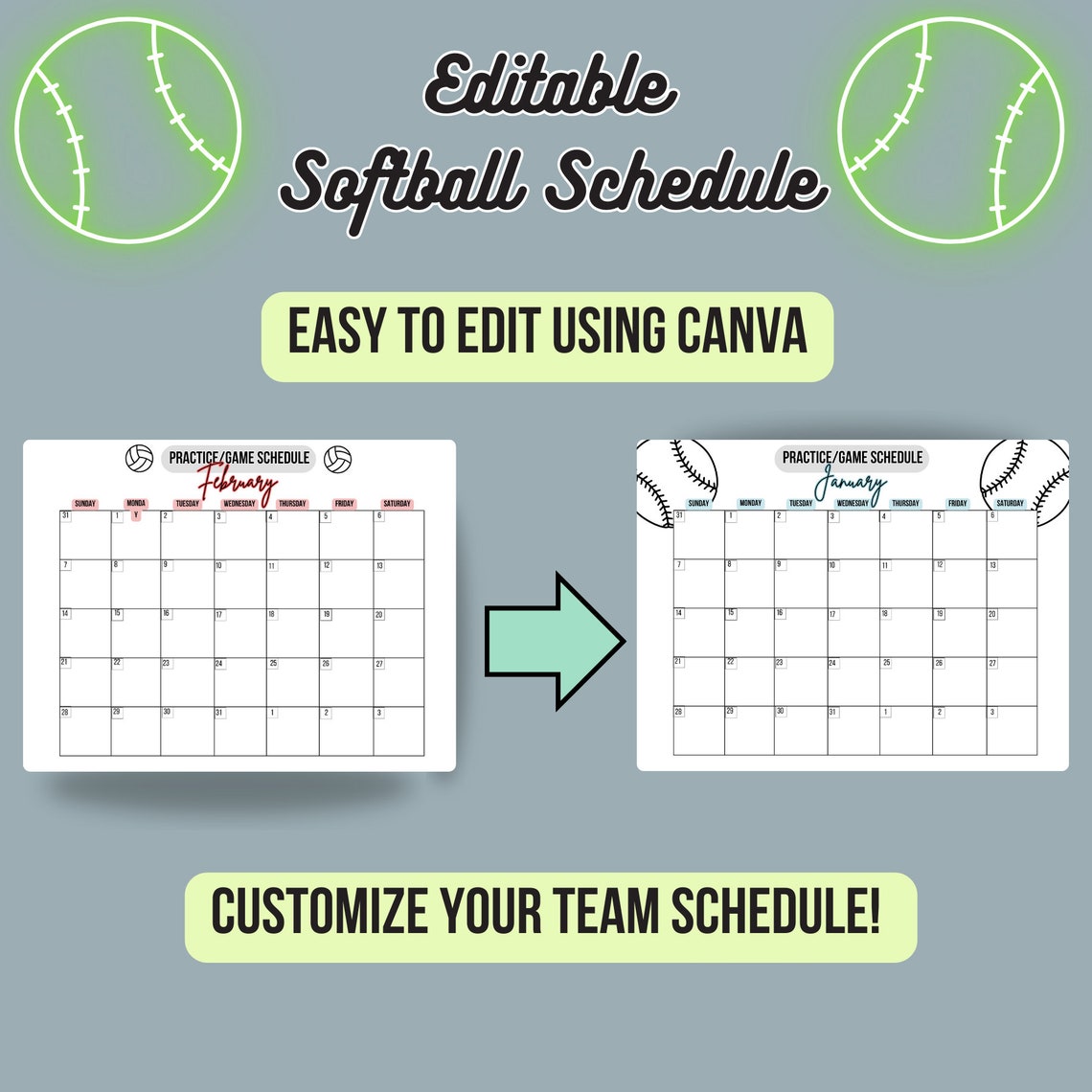 Softball Meeting Bundle for Coaches, Parent Meeting, Softball Forms ...