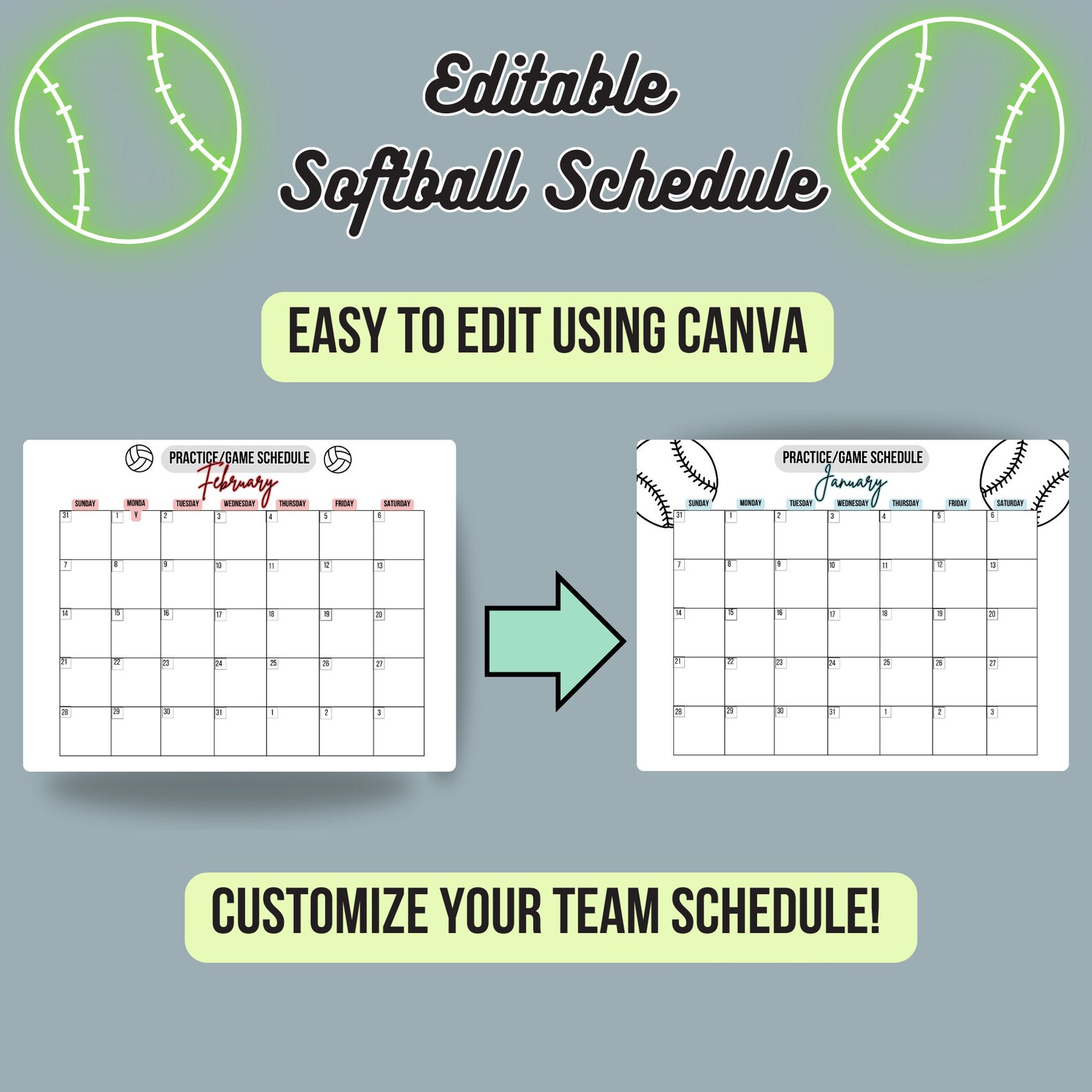 Softball Meeting Bundle for Coaches, Parent Meeting, Softball Forms ...