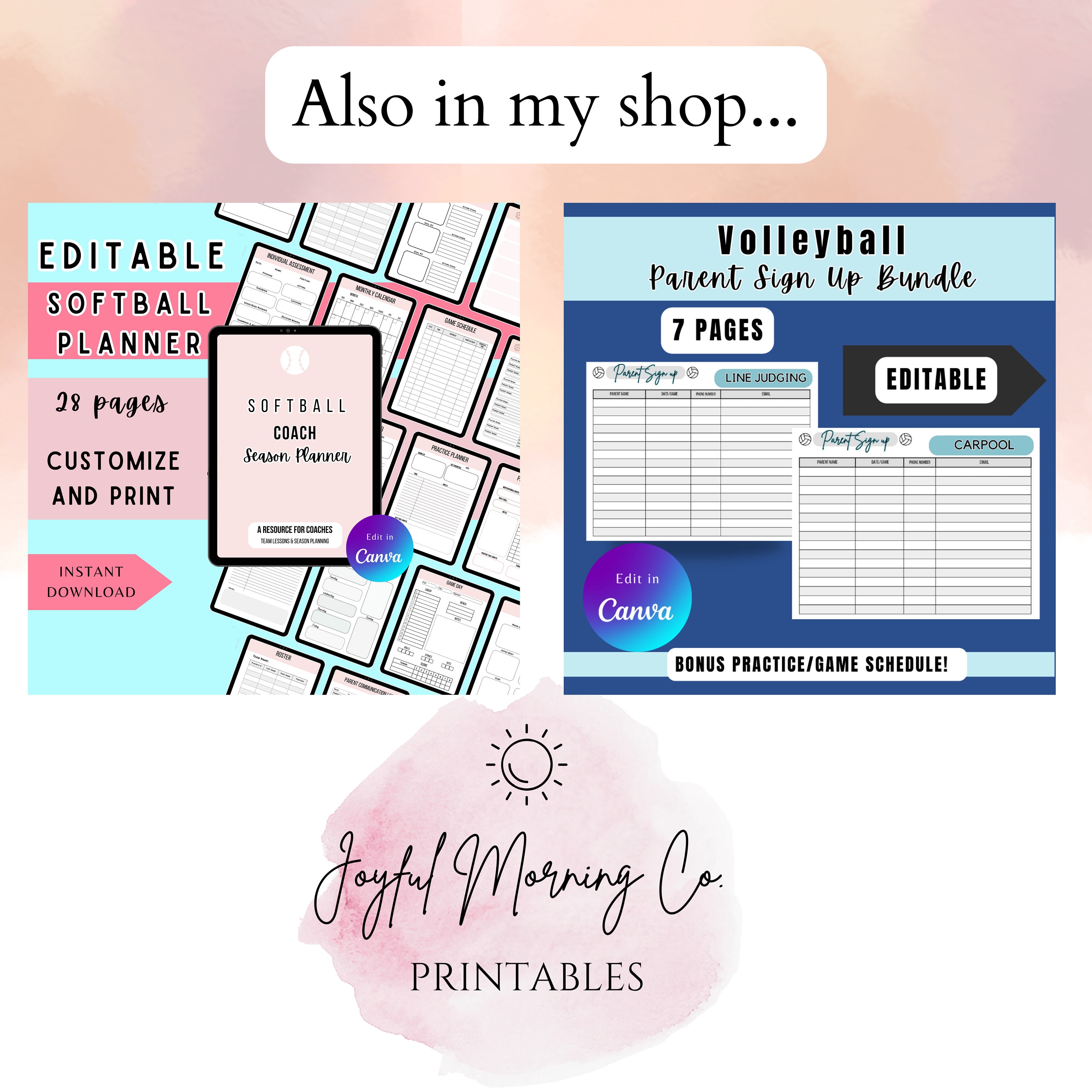 Softball Coach Planner, Softball Planner, Softball Practice Planner ...