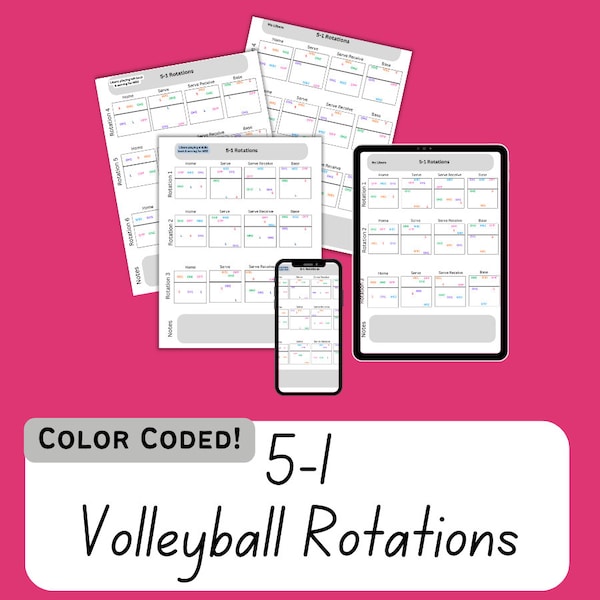 Volleyball Tryout Planner, Volleyball Tryout Sheet, Volleyball Coach's ...