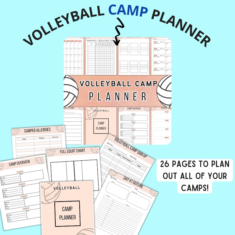 Volleyball Coach PDF Bundle, Volleyball Coaching Bundle, Volleyball ...