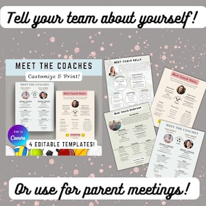 Cheer Coach Bundle, Cheer Coach Planners, Editable Cheer Forms ...