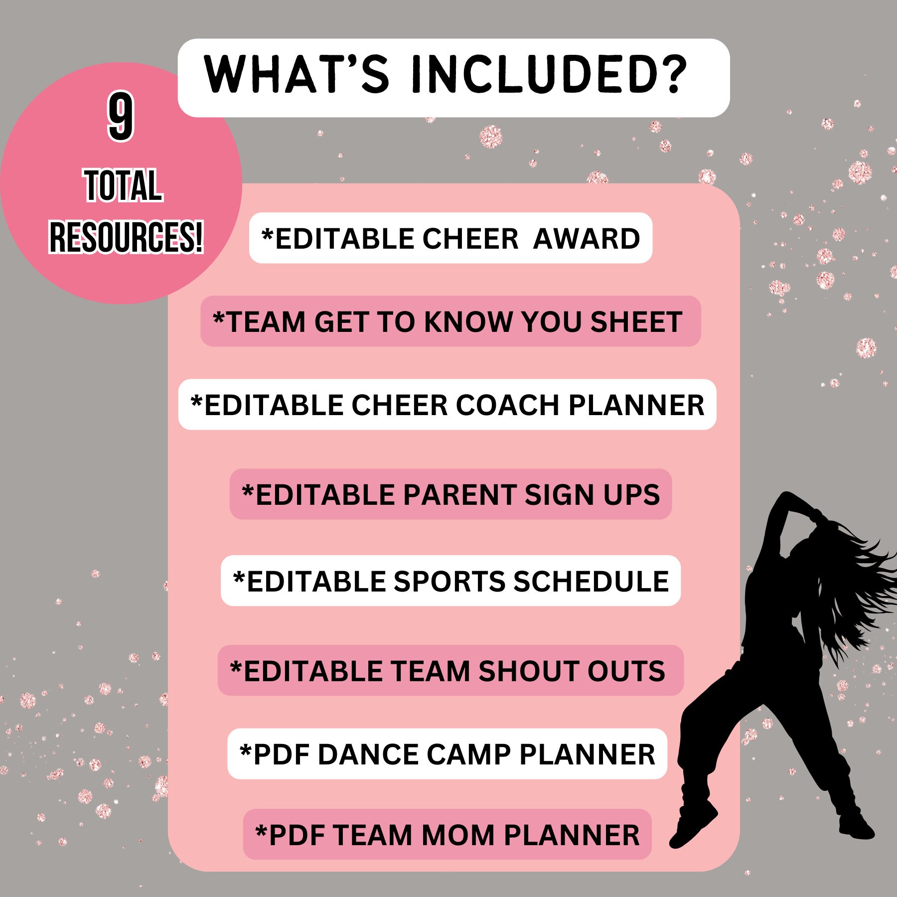 Digital Dance Coach Bundle, Dance Coach Planners, Editable Dance Forms ...