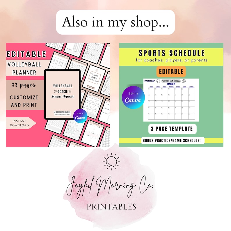 Volleyball Tryout Planner, Volleyball Tryout Sheet, Volleyball Coach's ...