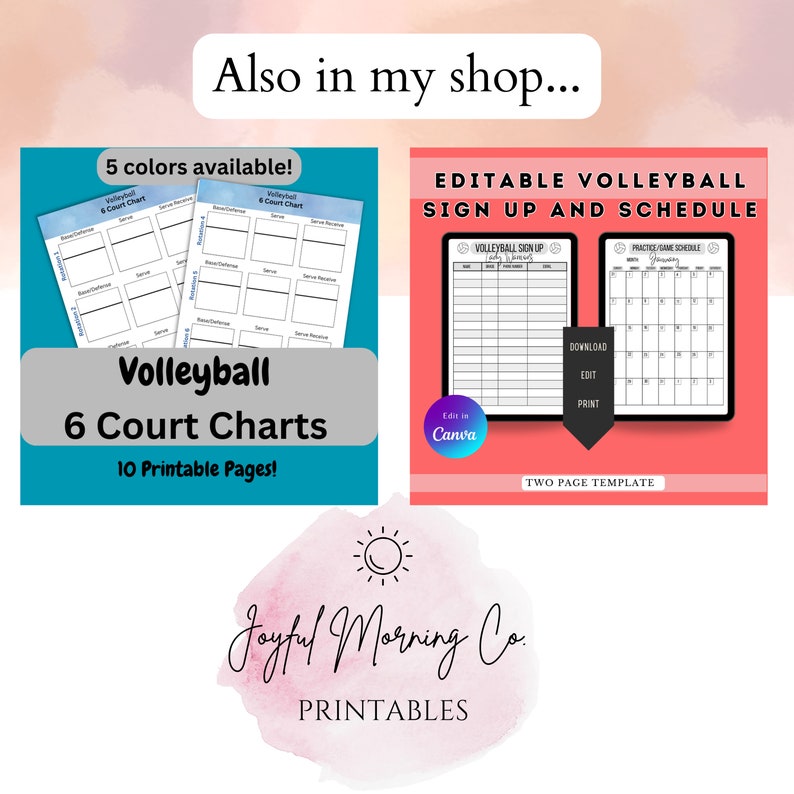 Editable Volleyball Stats, Editable Stats Sheet, Volleyball Stats Sheet ...