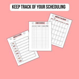 Basketball Planner, Basketball Coach Planner, Basketball Season Planner ...