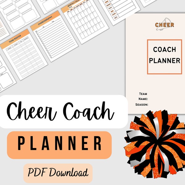 Cheer Game Day Planner - Etsy