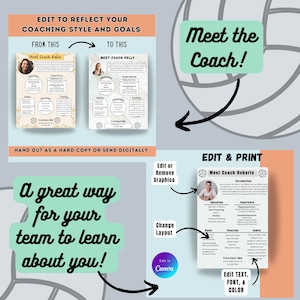 Volleyball Parent Meeting Bundle for Coaches, Parent Meeting Forms ...