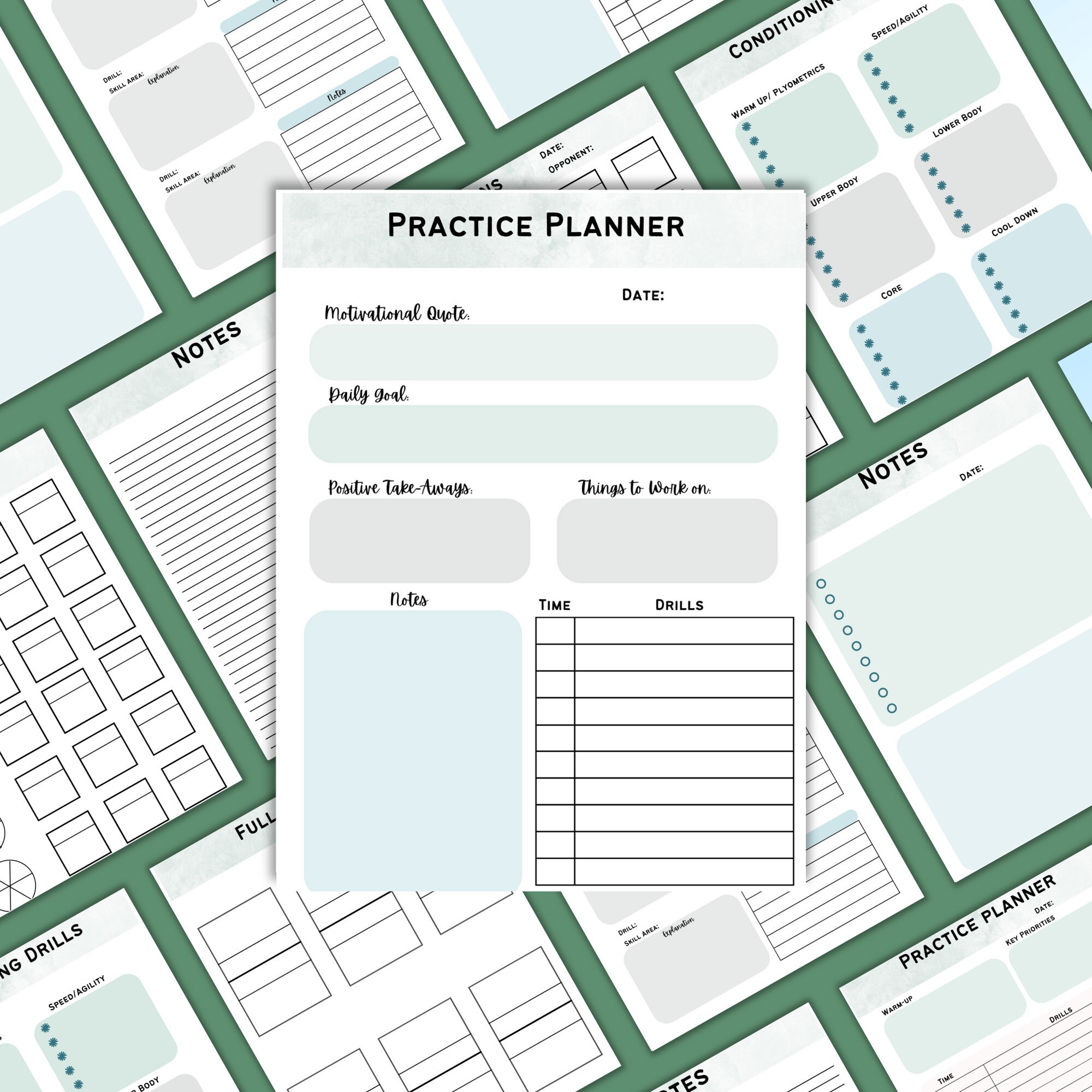Volleyball Practice Plan Templates, Volleyball Practice Templates ...