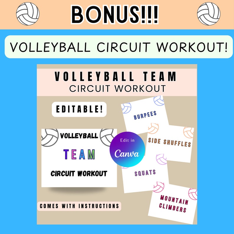 Volleyball Rotations Bundle, 5-1 Rotations, 6-2 Rotations, Lineup ...