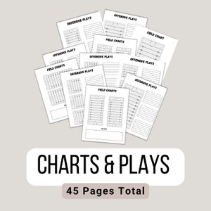 PDF Football Coach Planner, Printable Football Planner, Football Season ...