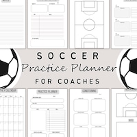 Soccer Field Sheets for Soccer Coach or Player 11x8.5 | 5 in Total ...