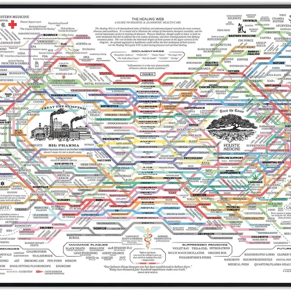 The Healing Web Poster Canvas - Etsy