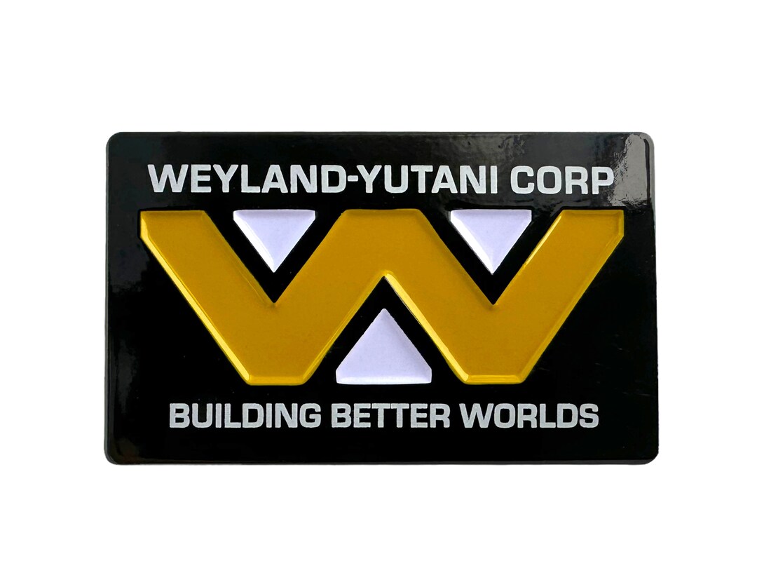 Weyland Yutani Building Better Worlds Yellow Metal Pin Badge Brooch - Etsy
