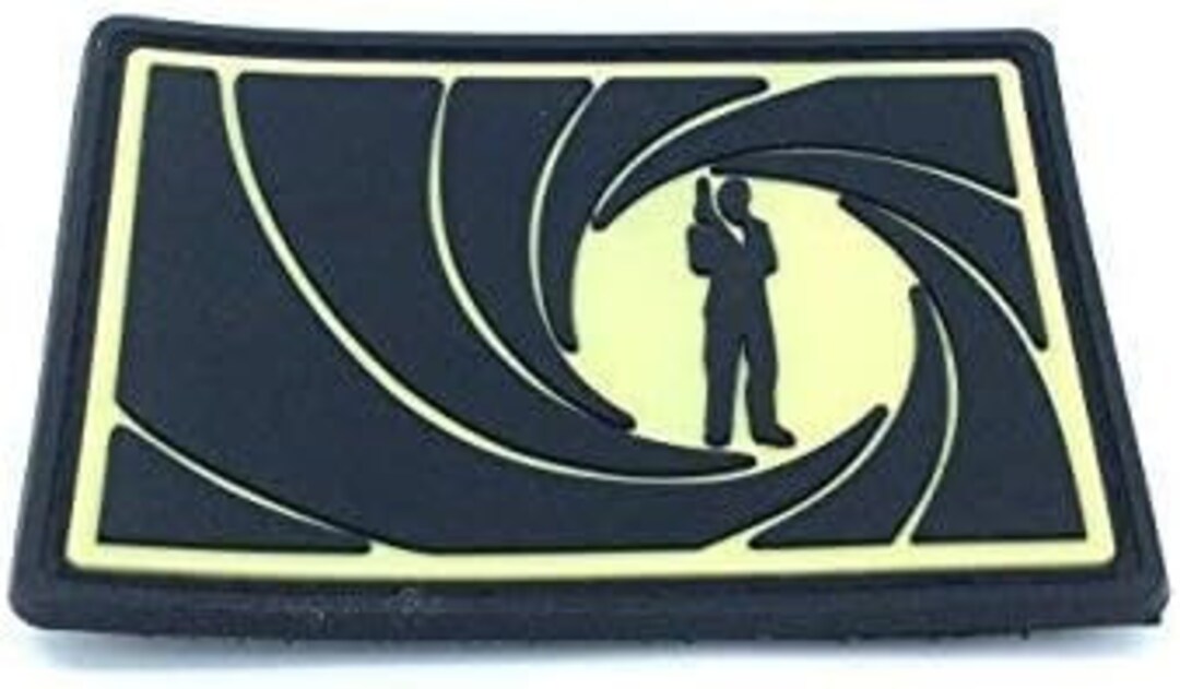 007 Silhouette Tactical PVC Airsoft Paintball Cosplay Fan Patch - Etsy