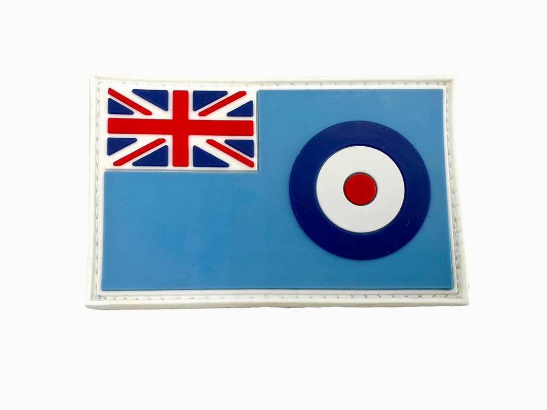 RAF Royal Air Force Ensign Tactical PVC Airsoft Paintball Cosplay Patch ...
