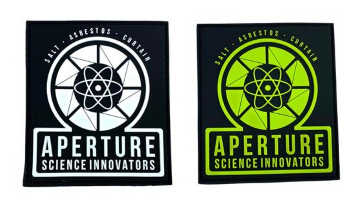 Aperture Science Innovators Portal PVC Airsoft Paintball Cosplay Morale ...