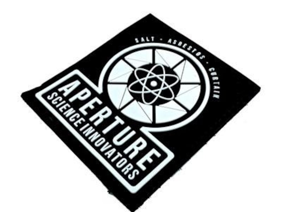 Aperture Science Innovators Portal PVC Airsoft Paintball Cosplay Morale ...