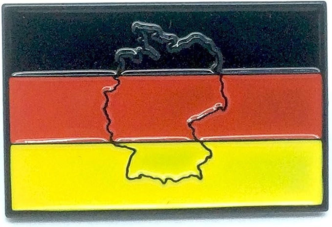 Embossed Germany German Deutschland Country Flag Metal Pin Badge Brooch ...