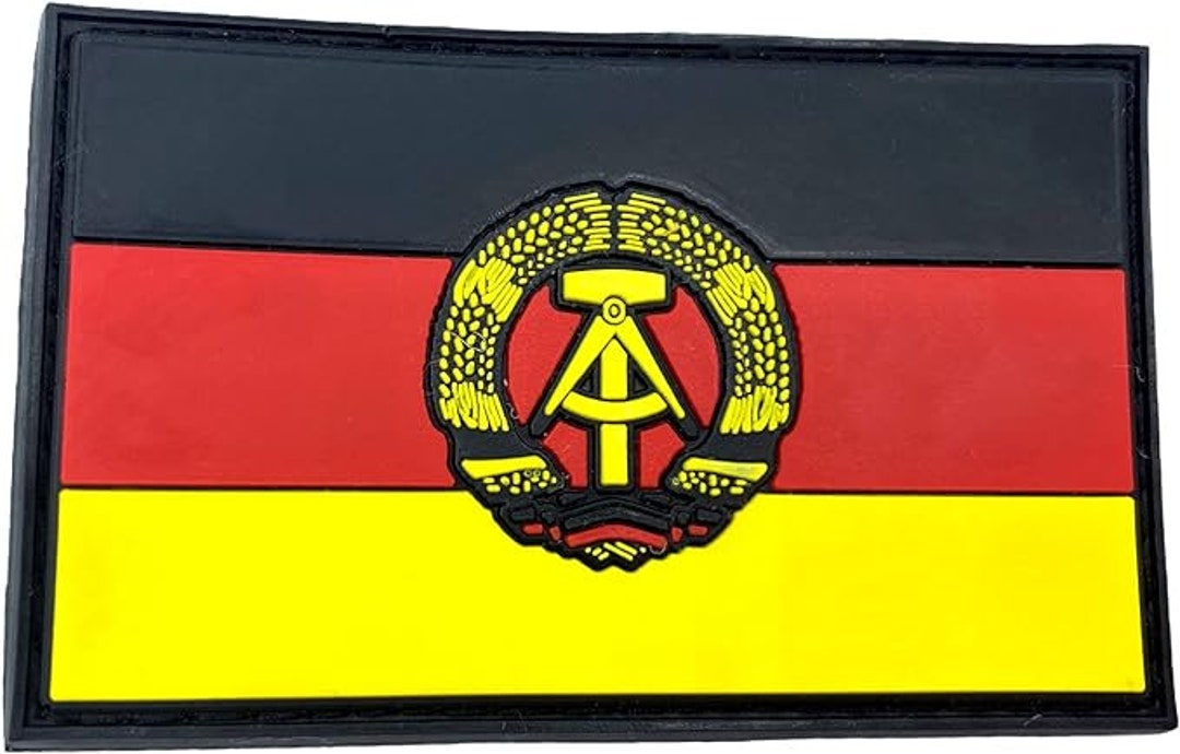 East Germany DDR Flag Airsoft Paintball PVC Morale Patch - Etsy