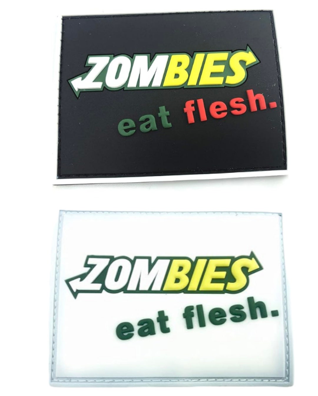 Zombies Eat Flesh PVC Tactical Airsoft Paintball Morale Patch - Etsy