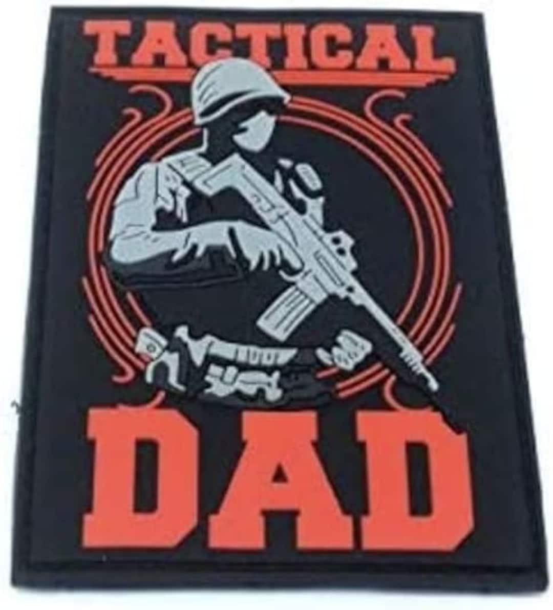 Tactical Dad Soldier PVC Airsoft Paintball Morale Patch - Etsy
