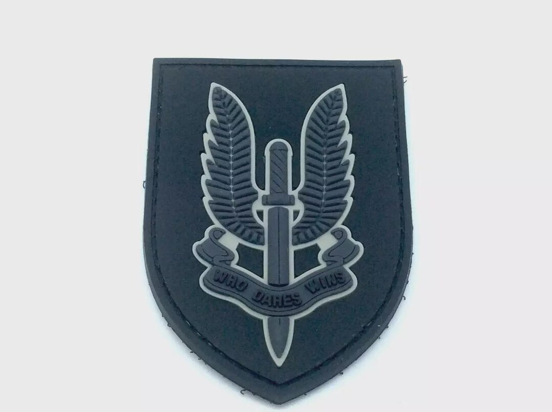 Special Air Service British Armed Forces SAS Wings Who Dares Wins PVC ...