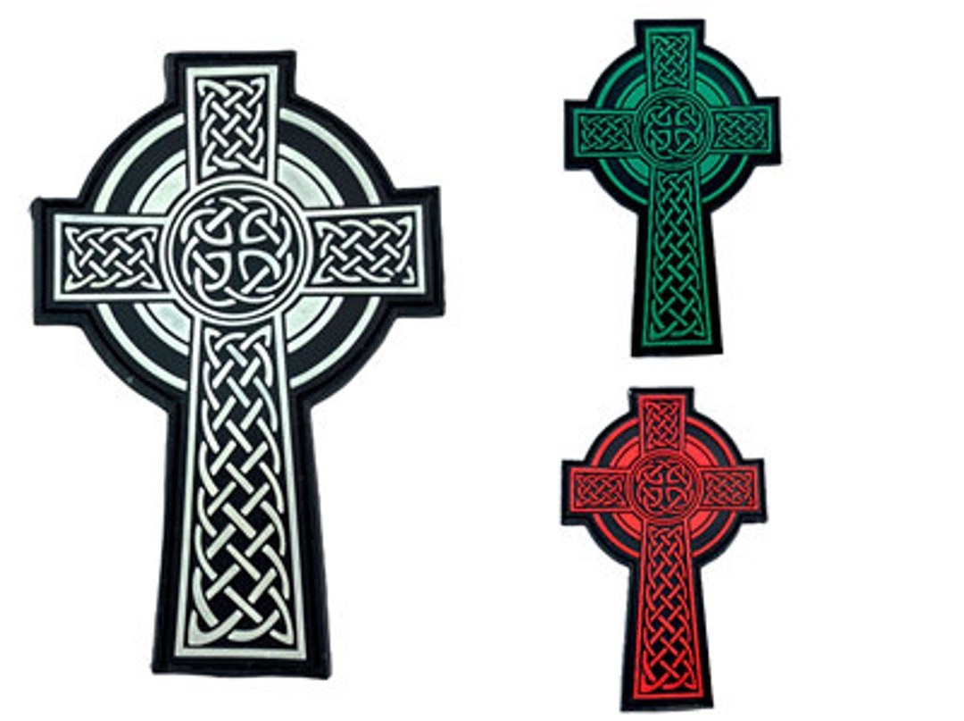 Celtic Cross Rune Airsoft Paintball PVC Morale Cosplay Patch - Etsy
