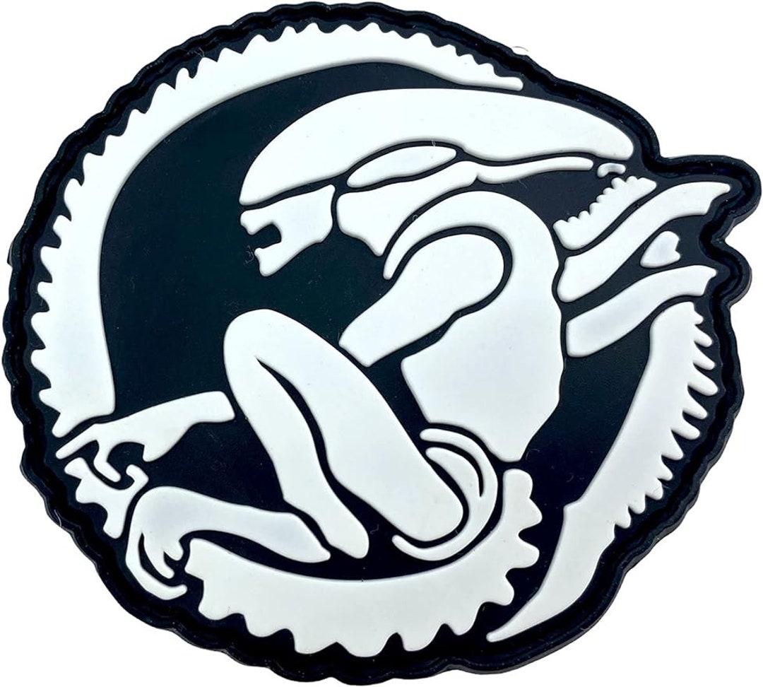 Alien Xenomorph PVC Airsoft Paintball Cosplay Morale Patch - Etsy