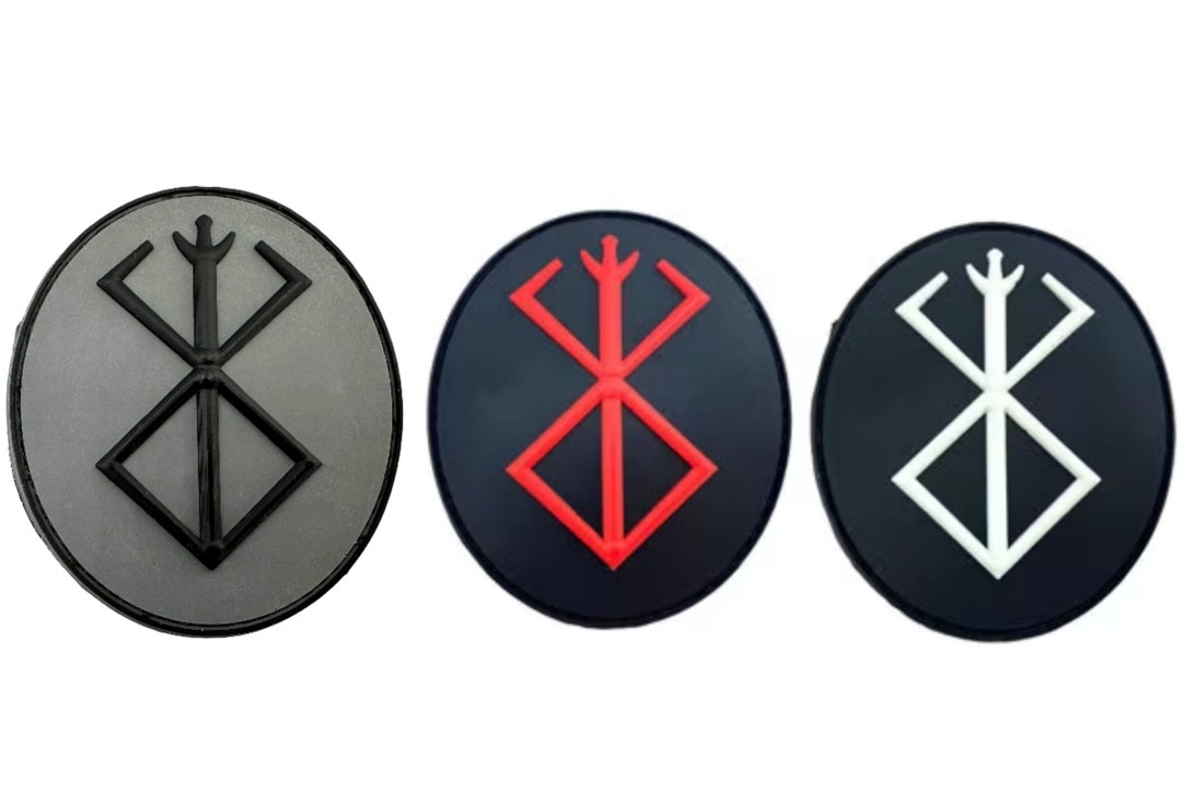 Berserk Berserker Oval Brand of Sacrifice Norse Airsoft Paintball PVC ...