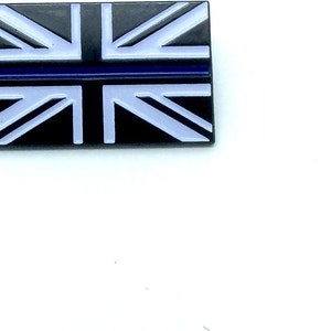 Thin Blue Line Union Jack Police Service Metal Pin Badge Brooch - Etsy