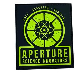 Aperture Science Innovators Portal PVC Airsoft Paintball Cosplay Morale ...