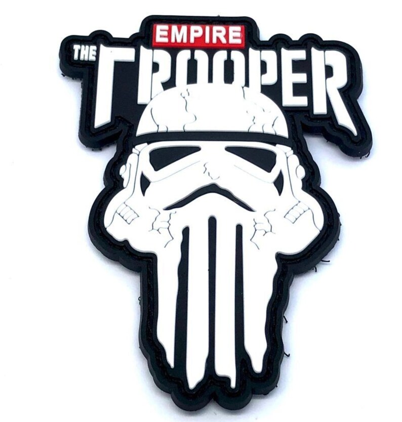 Skull Vs Stormtrooper PVC Airsoft Morale Cosplay Fan Patch - Etsy