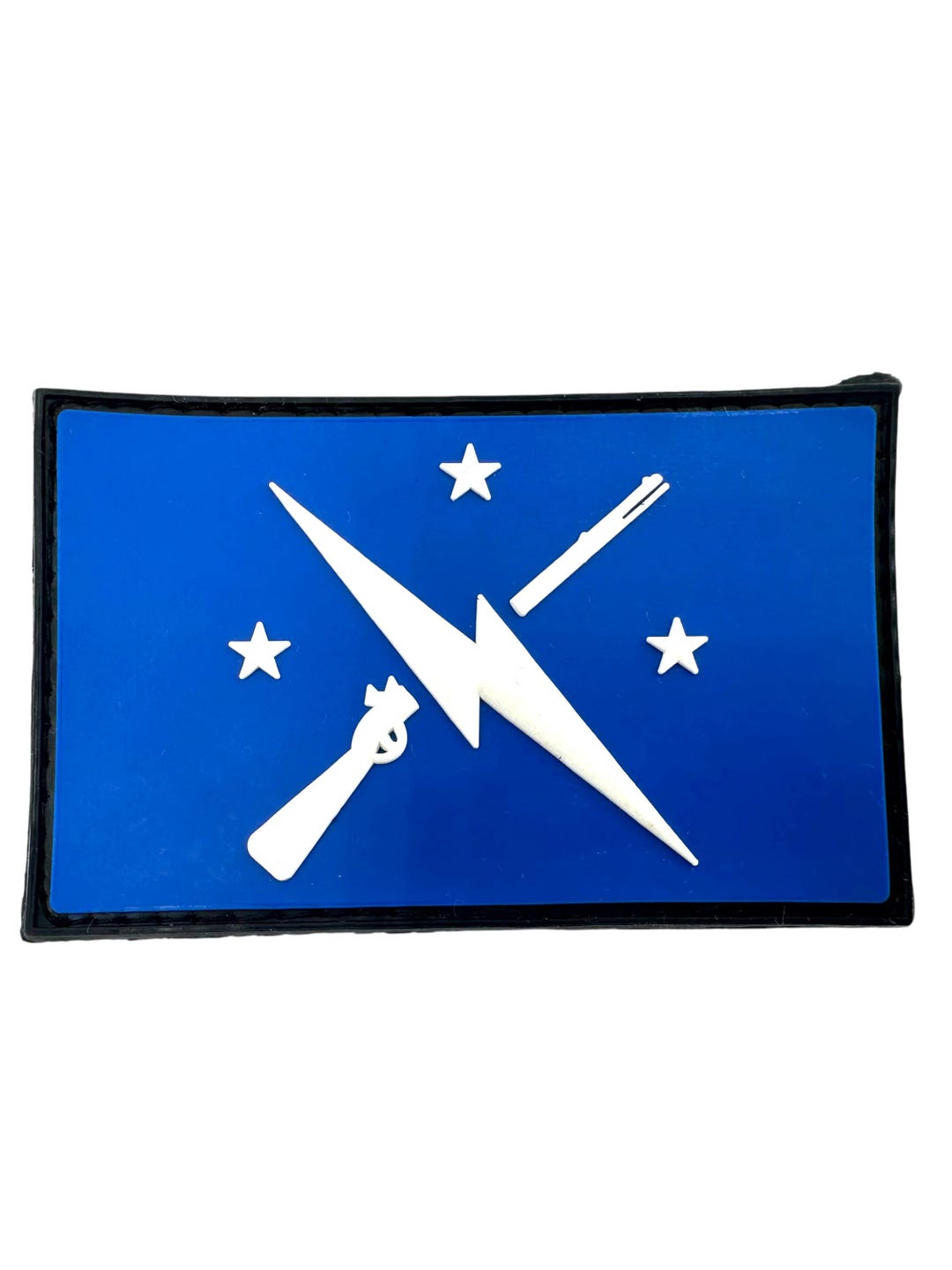 Commonwealth Minute Men Glow in the Dark Lightning Bolt Flag Airsoft Paintball PVC Morale Fan ...