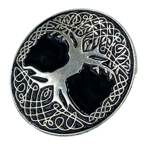 Tree of Life Rune Norse Viking Silver Metal Pin Badge Brooch - Etsy