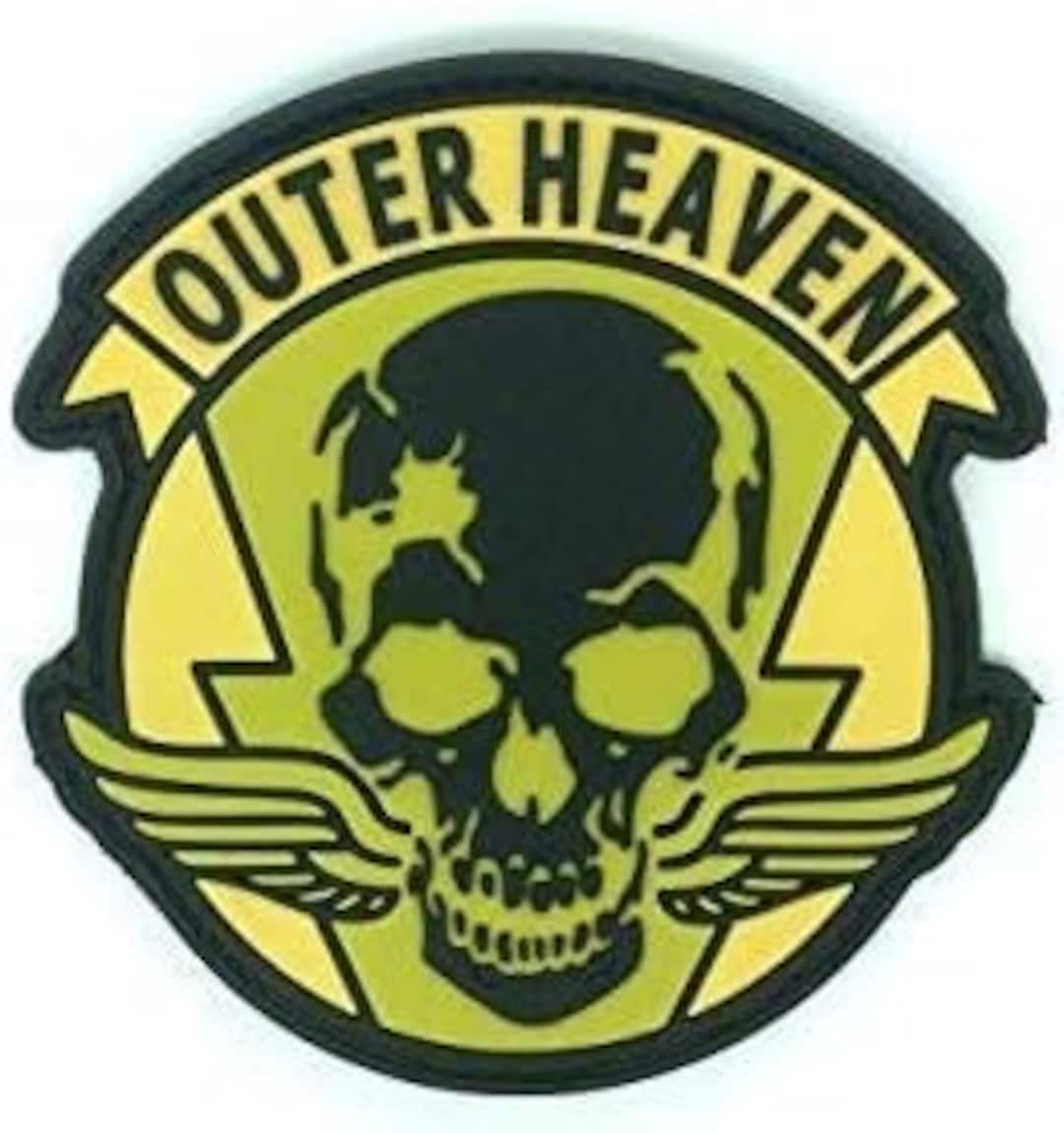 Outer Heaven Skull Wings Yellow PVC Airsoft Paintball Cosplay Patch - Etsy