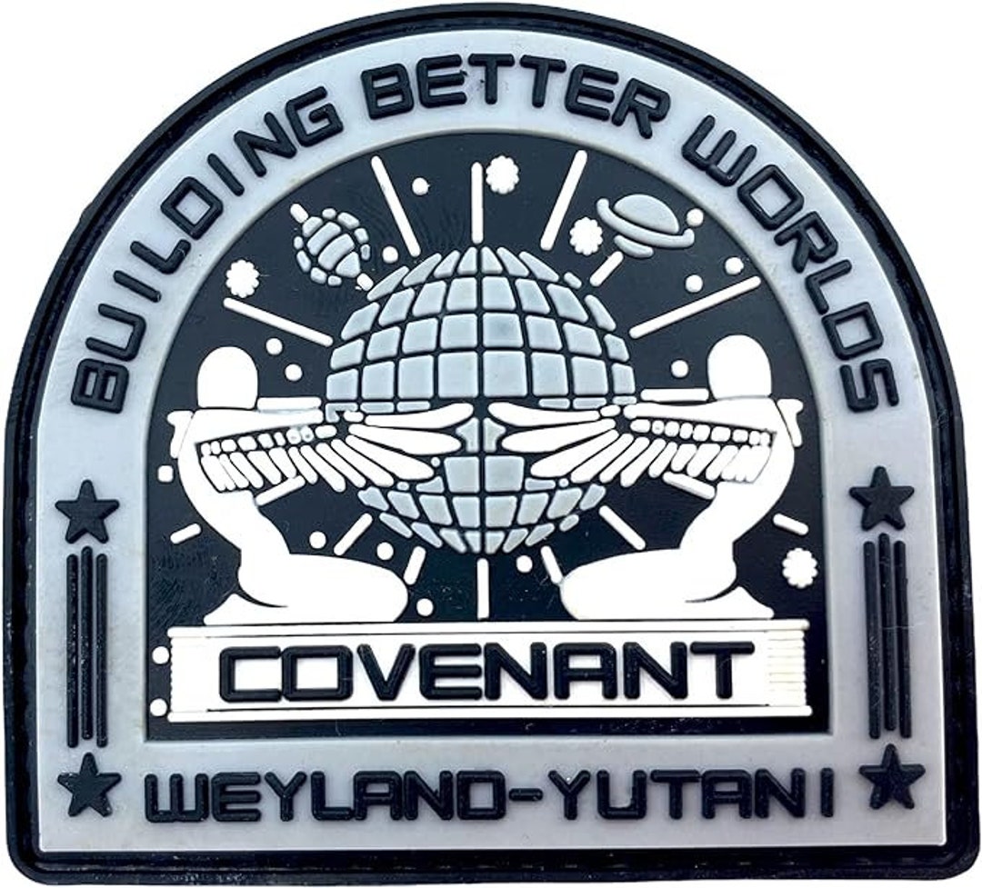 USCSS Covenant Crew Emblem Alien Weyland Yutani Airsoft Paintball PVC ...