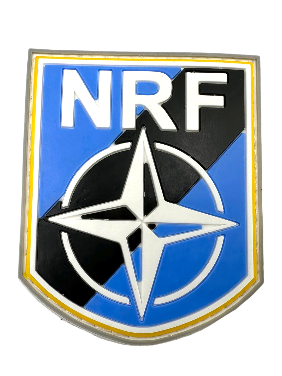 NATO Response Force NRF Tactical PVC Airsoft Paintball Cosplay Morale ...