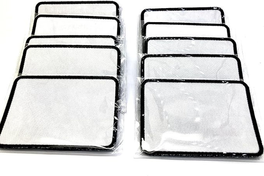Rectangle Hook Backed Sublimation Blank Patches for DIY Custom Patches ...