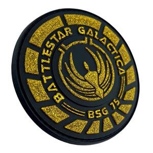 Battlestar BSG 75 Officer Sci Fi PVC Airsoft Paintball Cosplay Morale ...