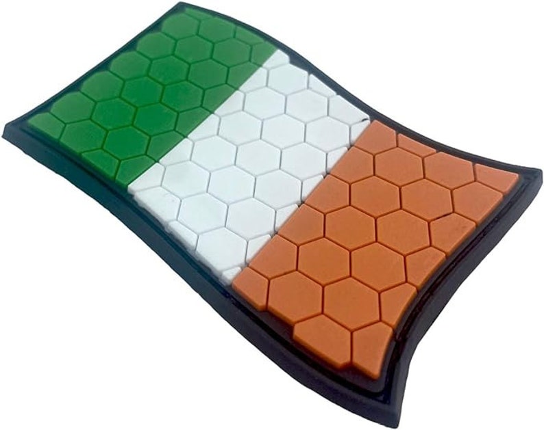 Ireland Irish Honeycomb Flag Airsoft PVC Morale Cosplay Team Patch - Etsy