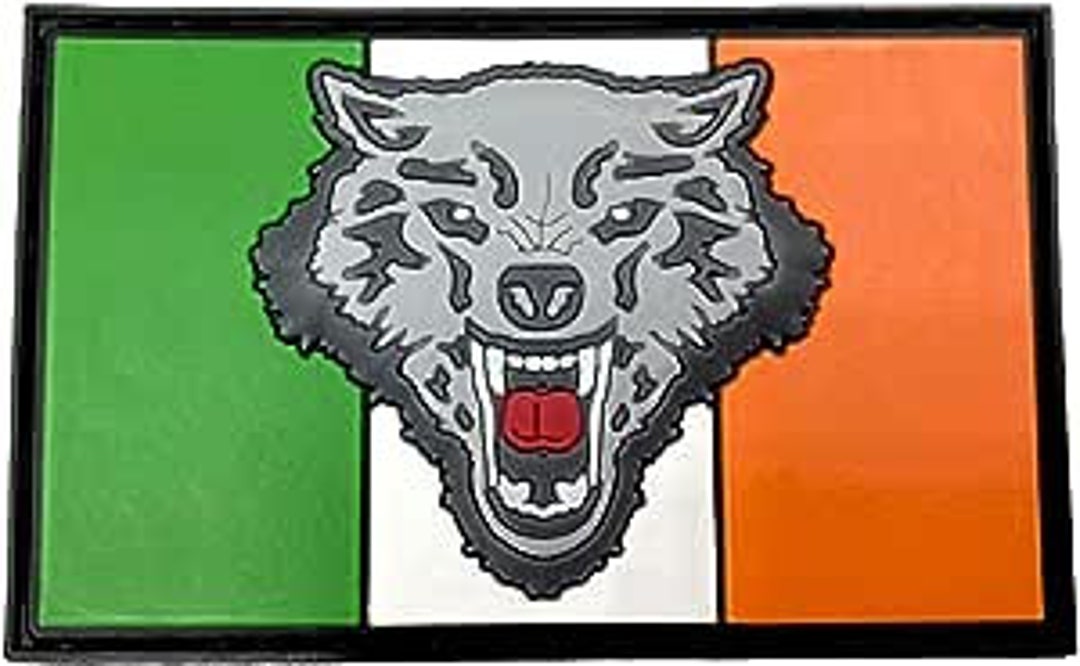 Ireland Irish Wolf Flag Airsoft PVC Morale Cosplay Team Patch - Etsy