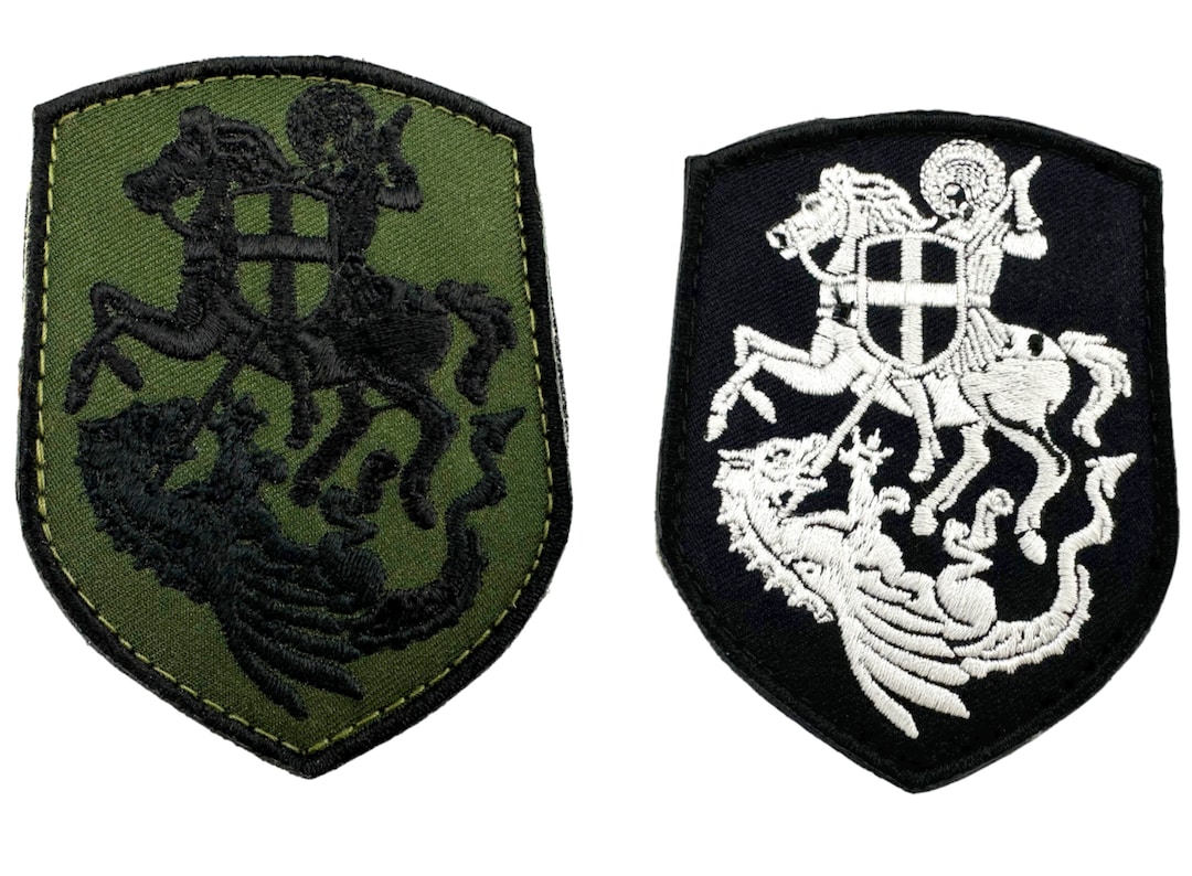Knights Templar St George & Dragon Crusader Tactical Embroidered ...