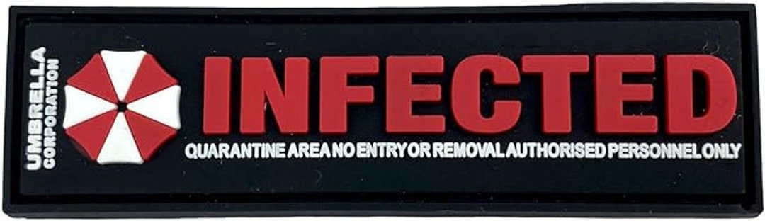 Umbrella Corporation Infected Virus Airsoft PVC Morale Fan Patch - Etsy