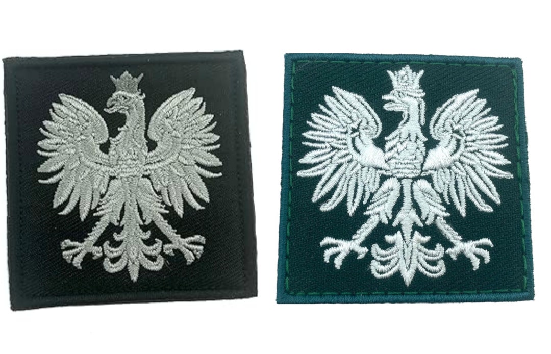 Poland Polish Polska Subdued Eagle Crest Flag Embroidered Airsoft ...
